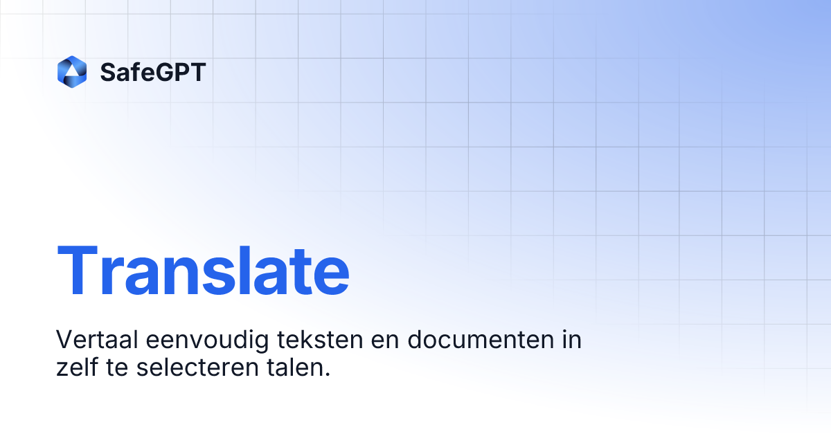 Translate | SafeGPT EN | SafeGPT